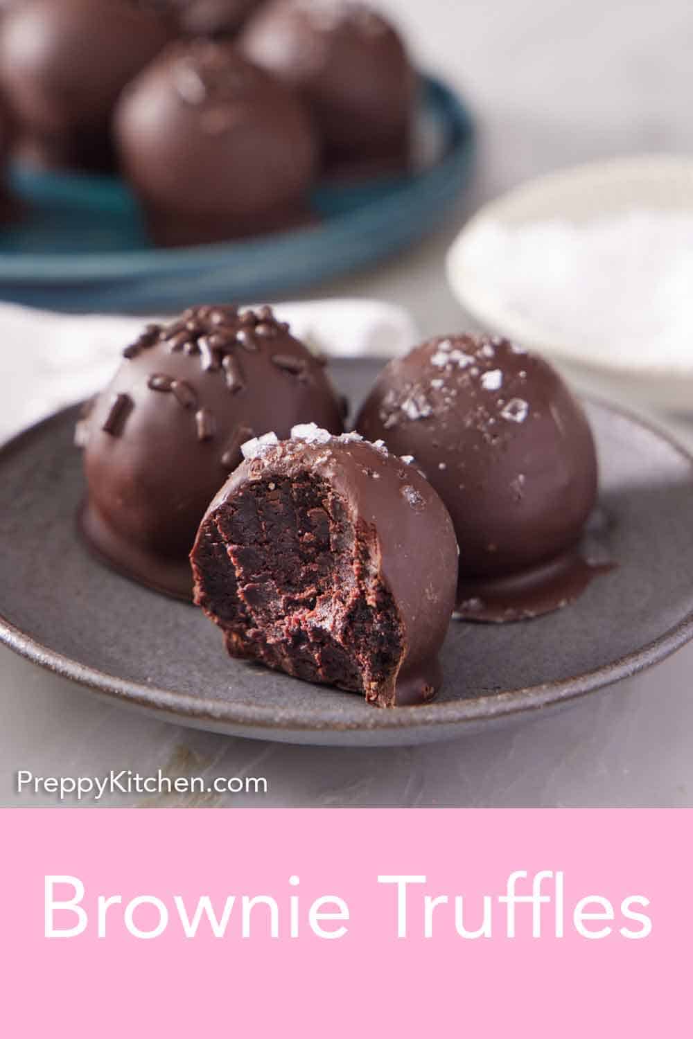 Brownie Truffles Recipe - Preppy Kitchen