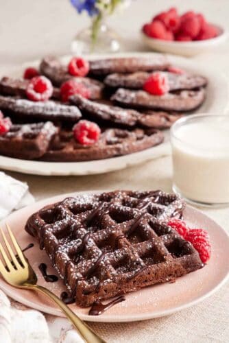 Chocolate Waffles Recipe - Preppy Kitchen