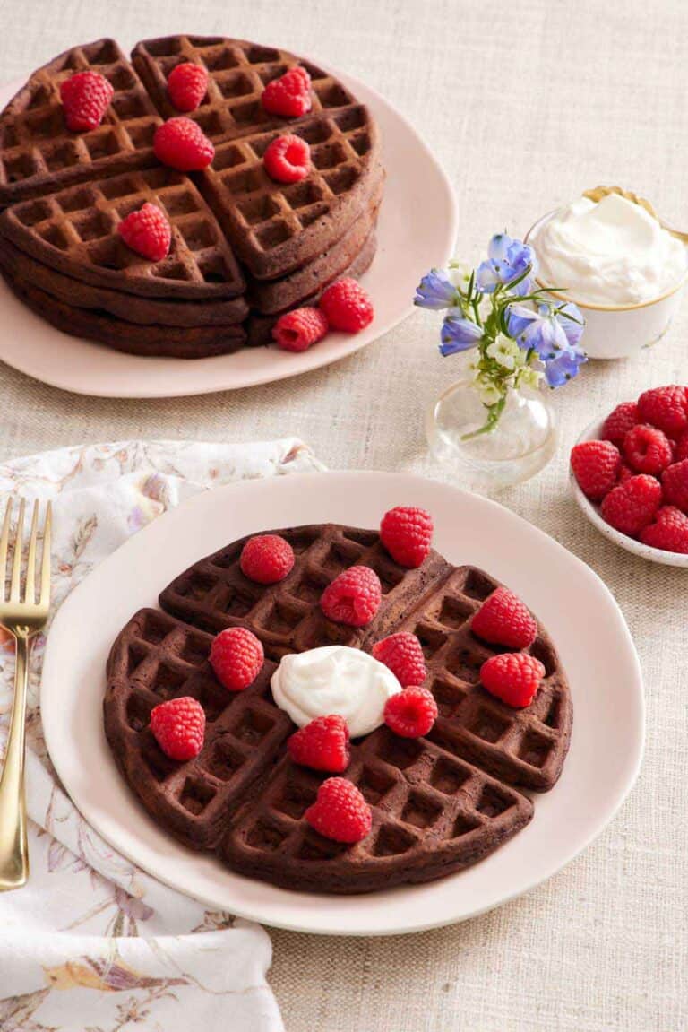 Chocolate Waffles Recipe - Preppy Kitchen