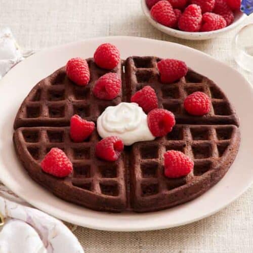 Chocolate Waffles Recipe - Preppy Kitchen