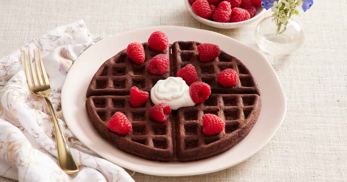 Chocolate Waffles Recipe - Preppy Kitchen
