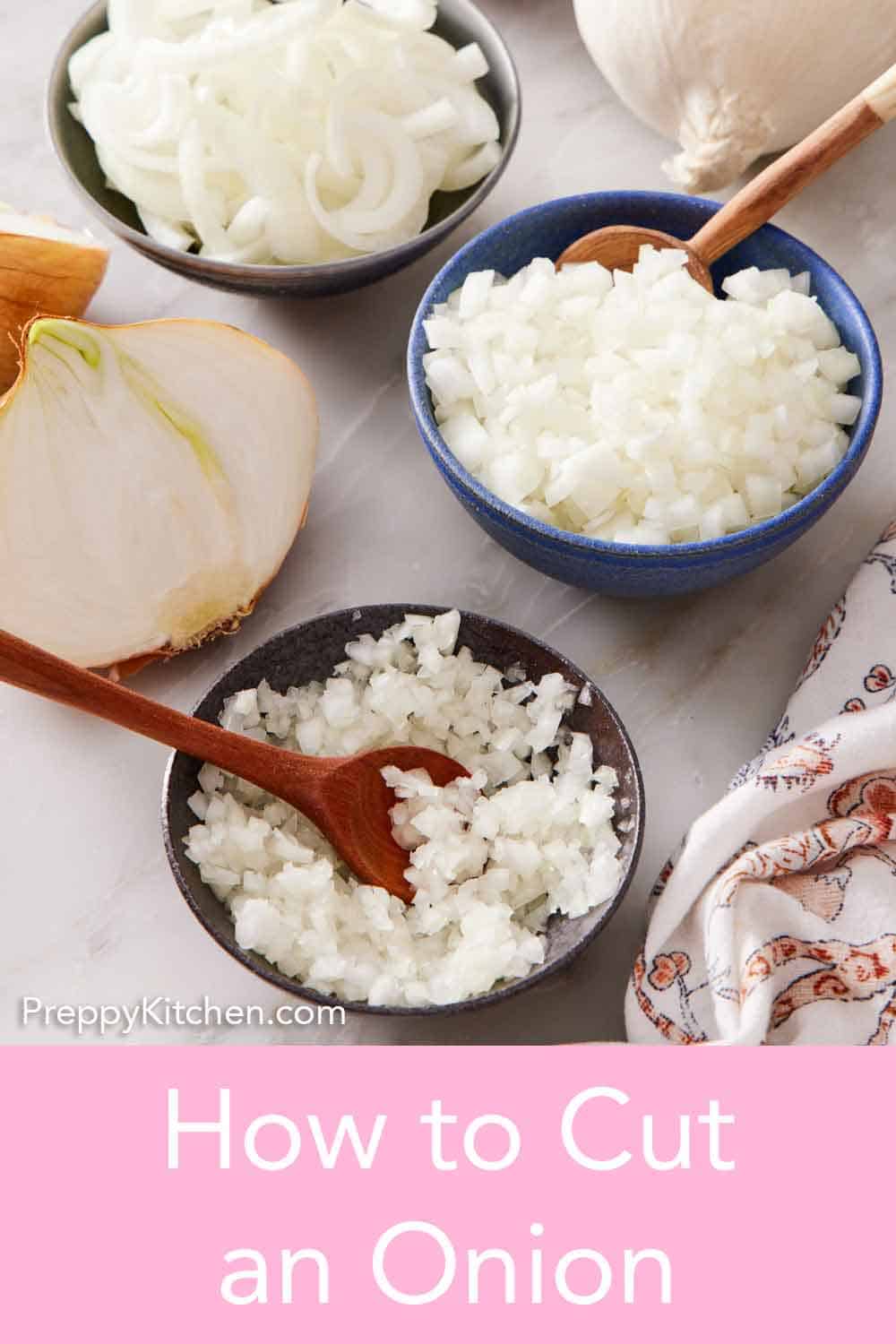 How To Cut An Onion - Preppy Kitchen