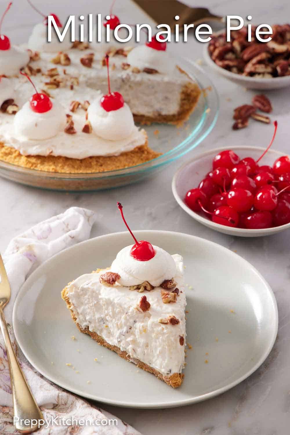 No-Bake Millionaire Pie - Preppy Kitchen