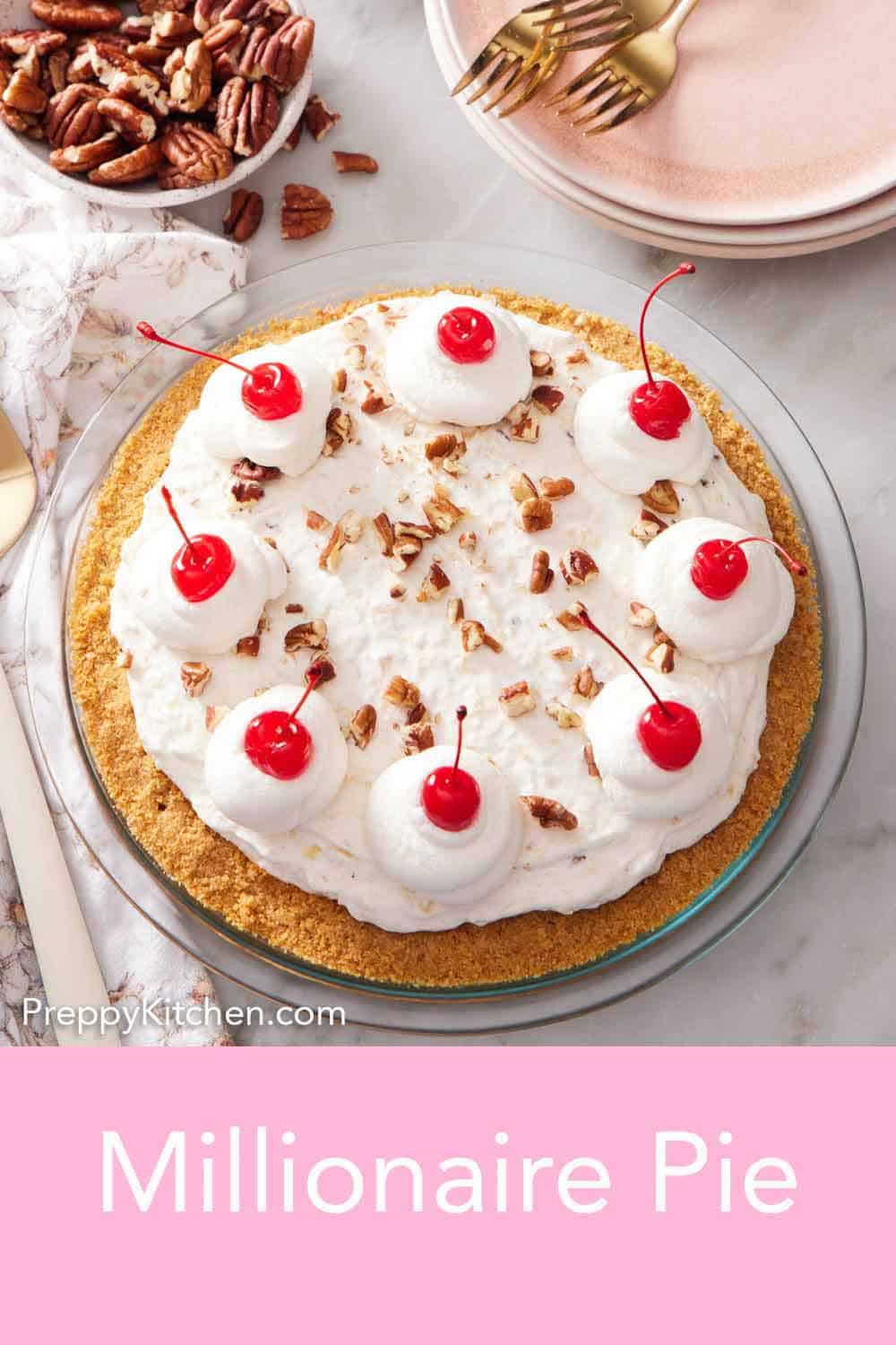 No-Bake Millionaire Pie - Preppy Kitchen