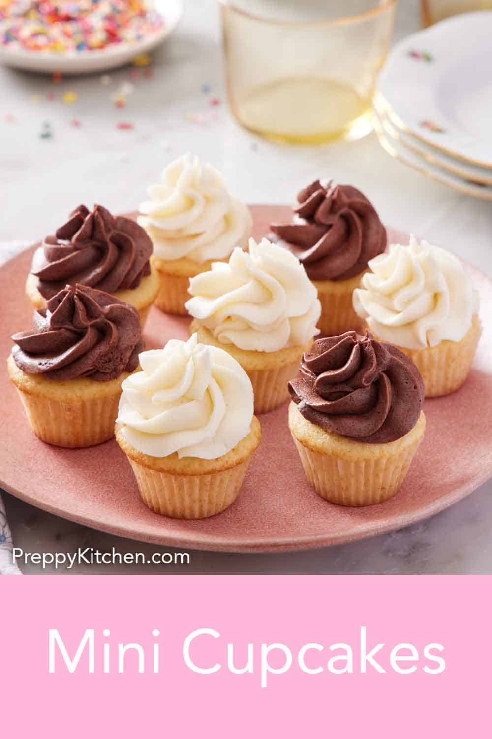 Mini Cupcakes - Preppy Kitchen