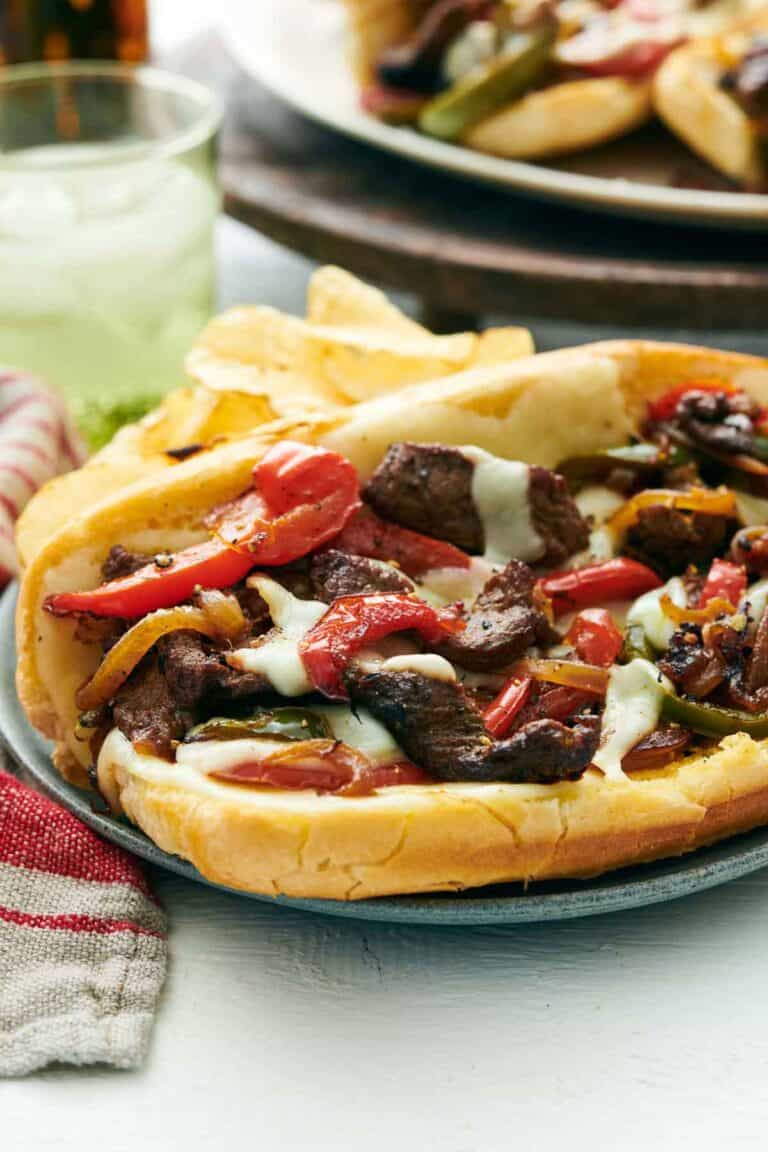 Philly Cheesesteak Recipe - Preppy Kitchen