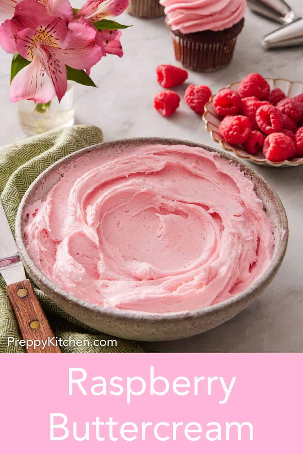 Raspberry Buttercream Frosting Recipe - Preppy Kitchen