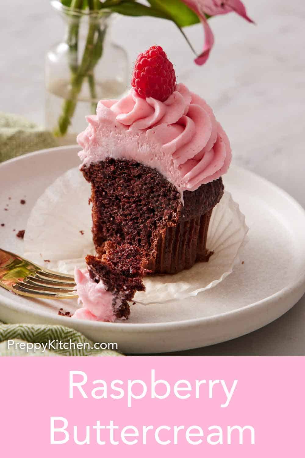 Raspberry Buttercream Frosting Recipe - Preppy Kitchen