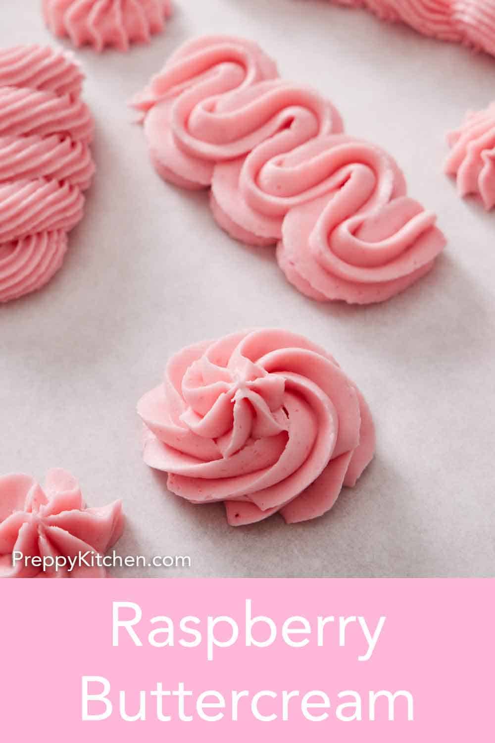 Raspberry Buttercream Frosting Recipe - Preppy Kitchen