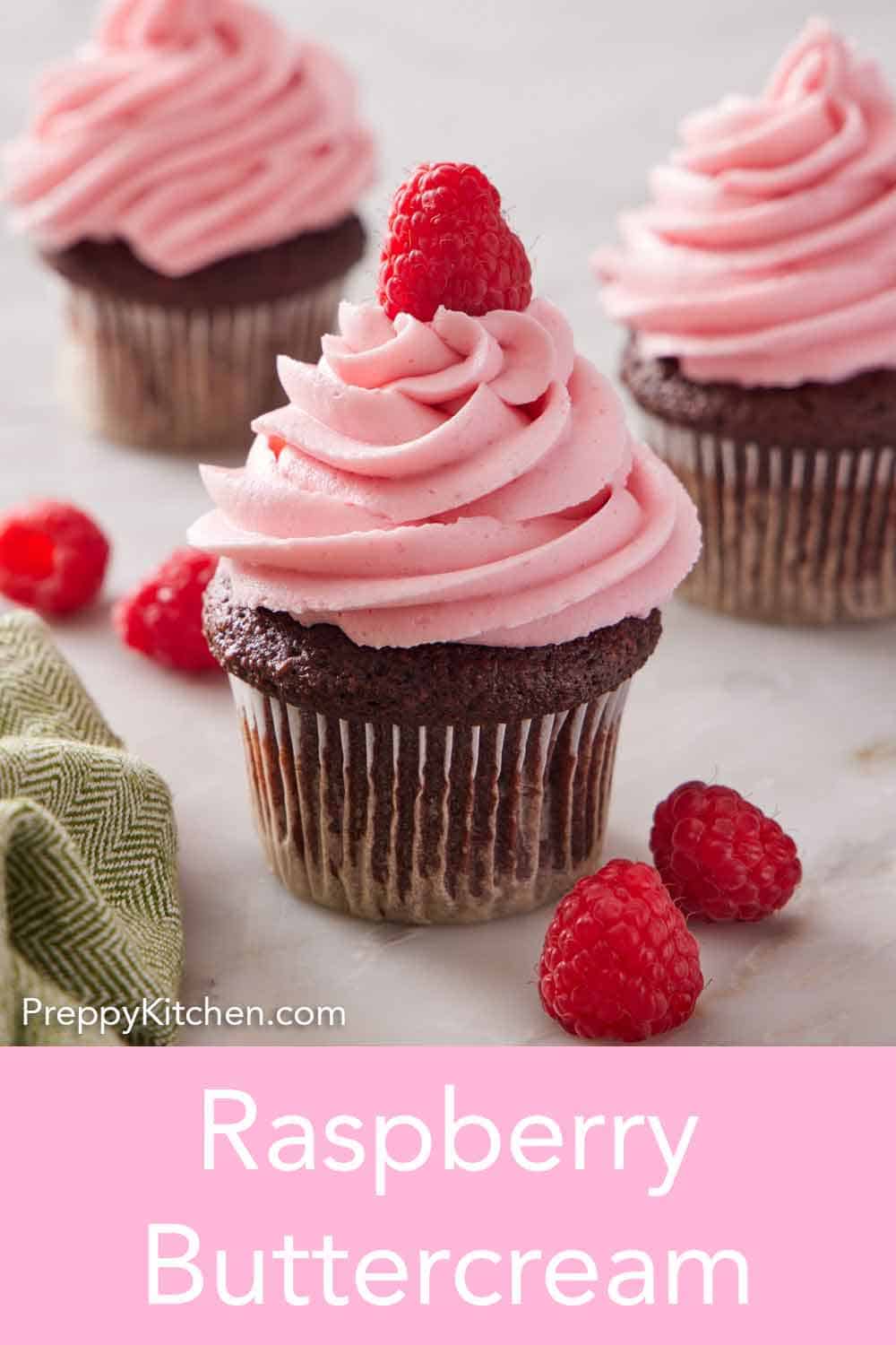 Raspberry Buttercream Frosting Recipe - Preppy Kitchen