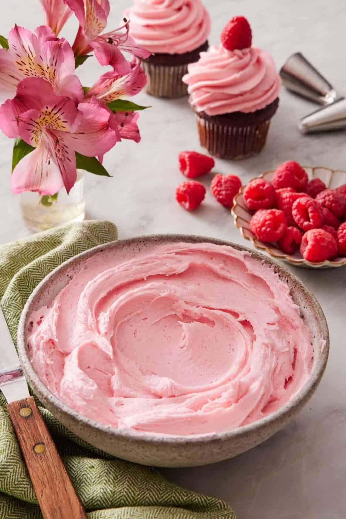 Raspberry Buttercream Frosting Recipe - Preppy Kitchen