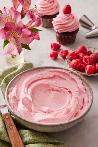 Raspberry Buttercream Frosting Recipe - Preppy Kitchen