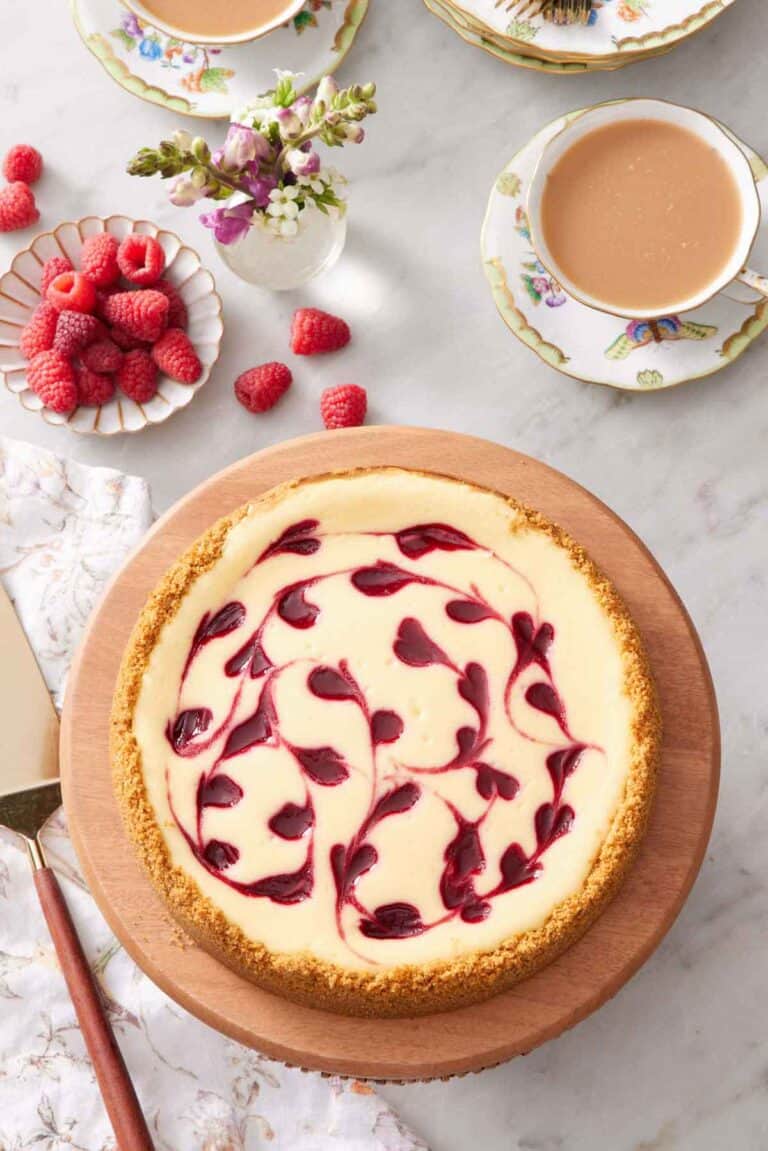 Raspberry Cheesecake Recipe - Preppy Kitchen