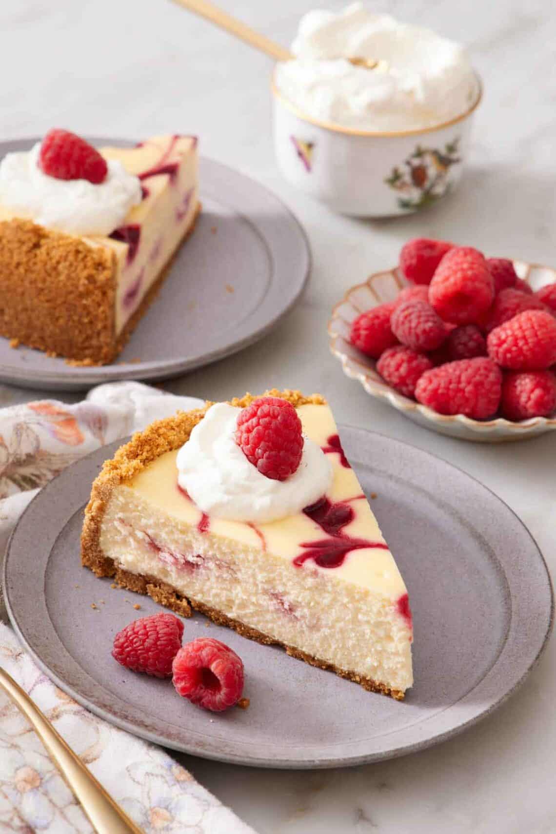 Raspberry Cheesecake Recipe - Preppy Kitchen