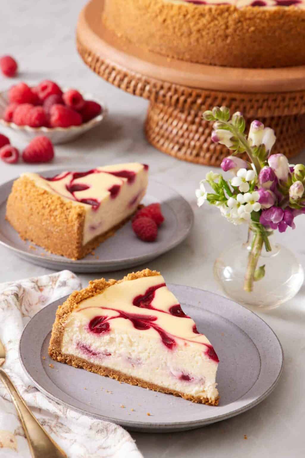 Raspberry Cheesecake Recipe - Preppy Kitchen