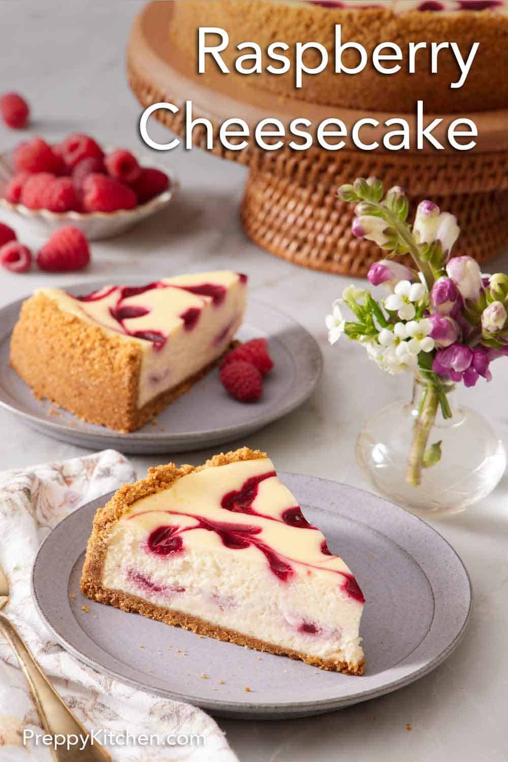 Raspberry Cheesecake Recipe - Preppy Kitchen