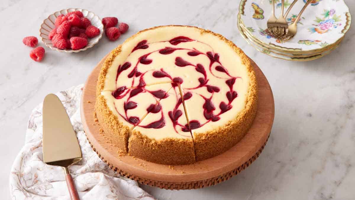 Raspberry Cheesecake Recipe - Preppy Kitchen