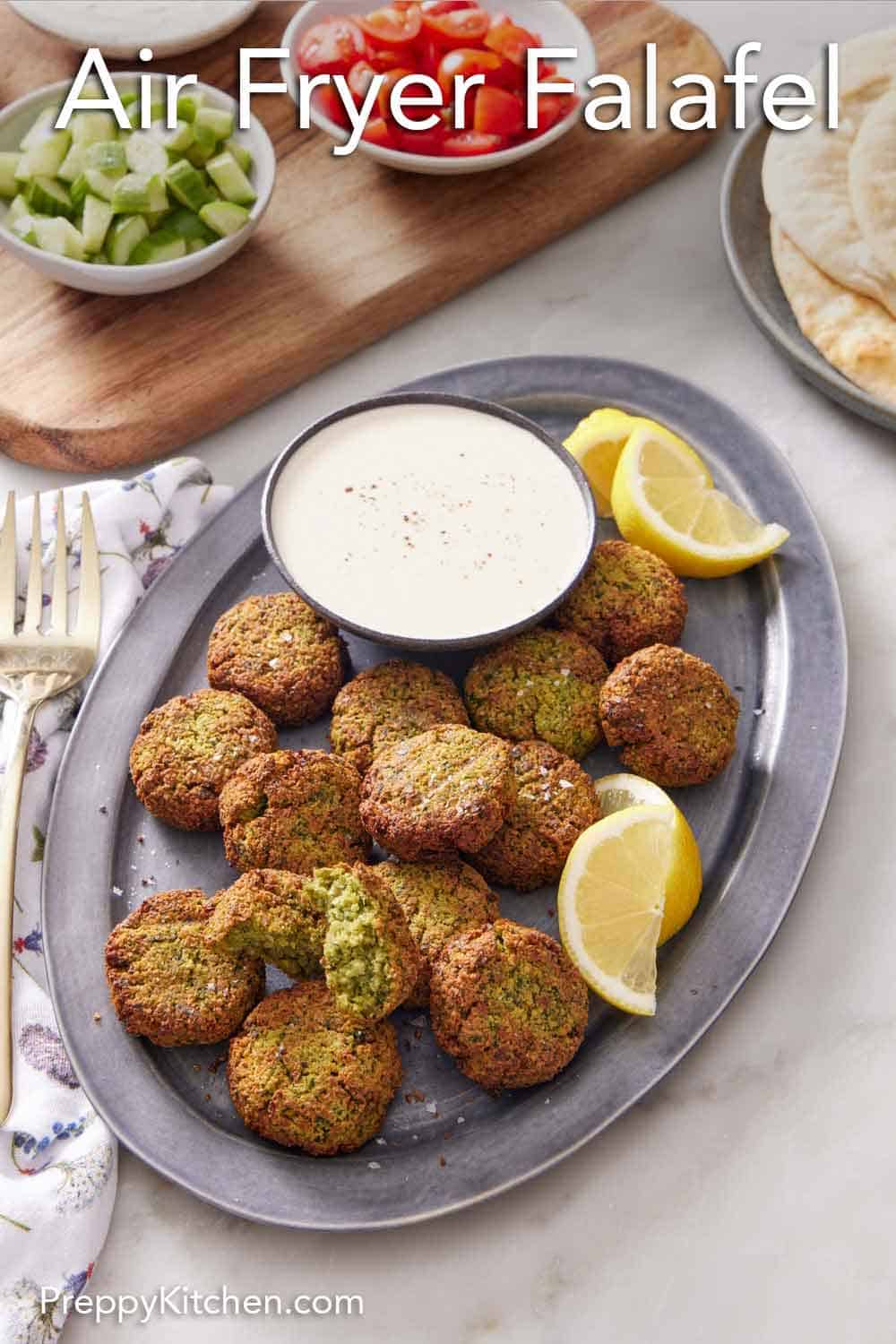 Easy Air Fryer Falafel - Preppy Kitchen