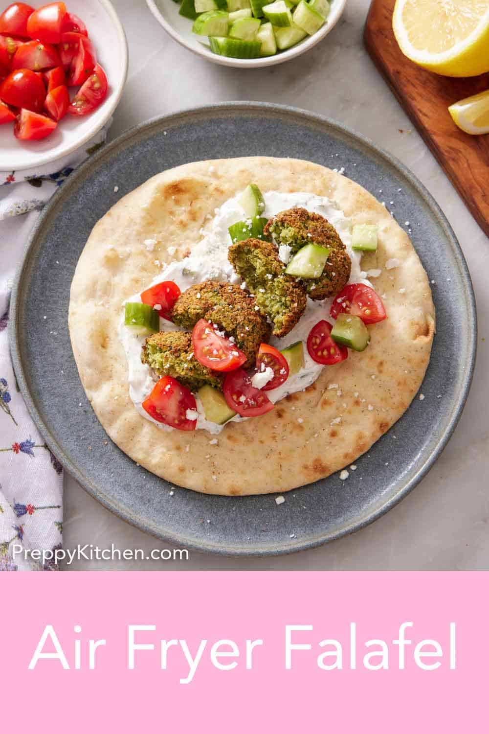 Easy Air Fryer Falafel - Preppy Kitchen
