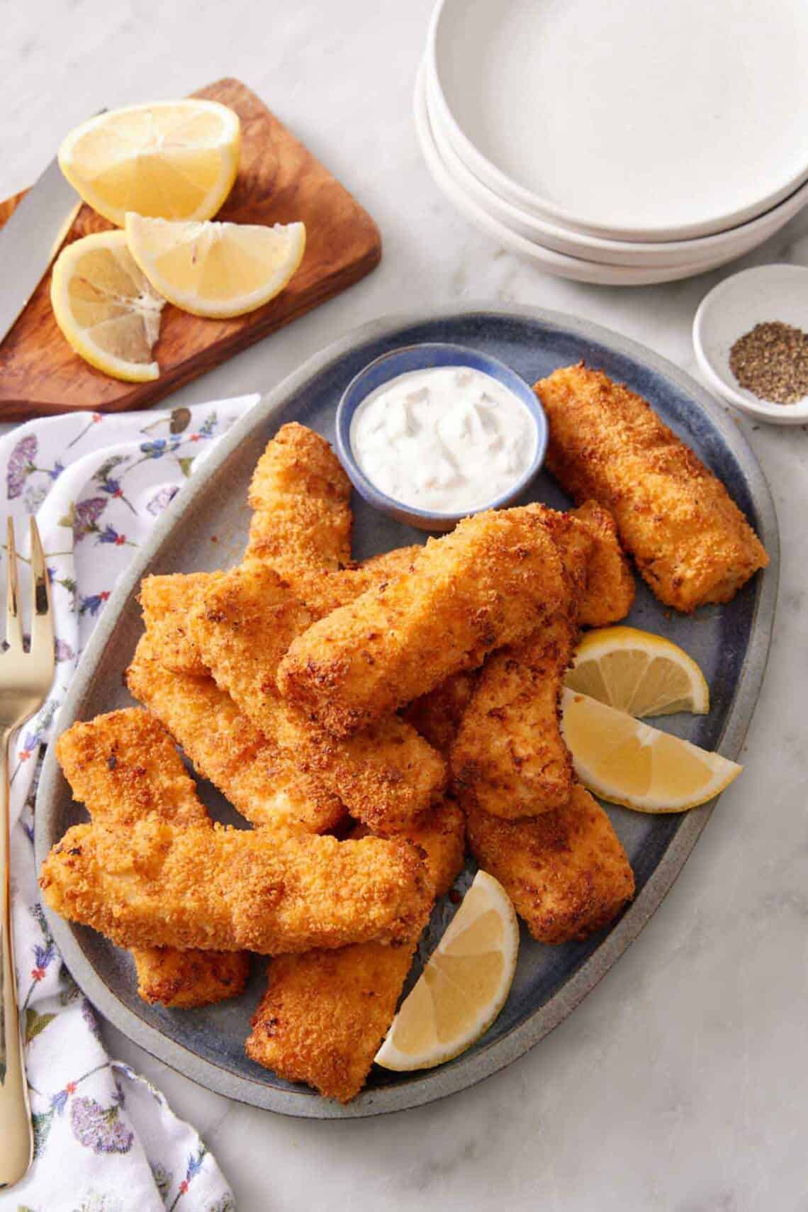 Air Fryer Fish Sticks - Preppy Kitchen