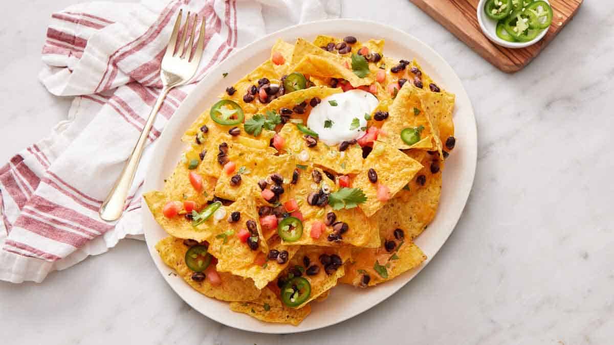 Air Fryer Nachos - Preppy Kitchen