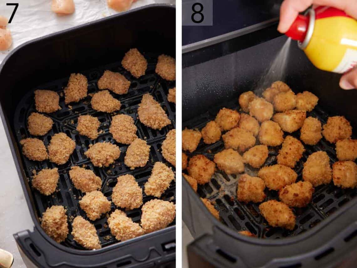 Air Fryer Popcorn Chicken - Preppy Kitchen