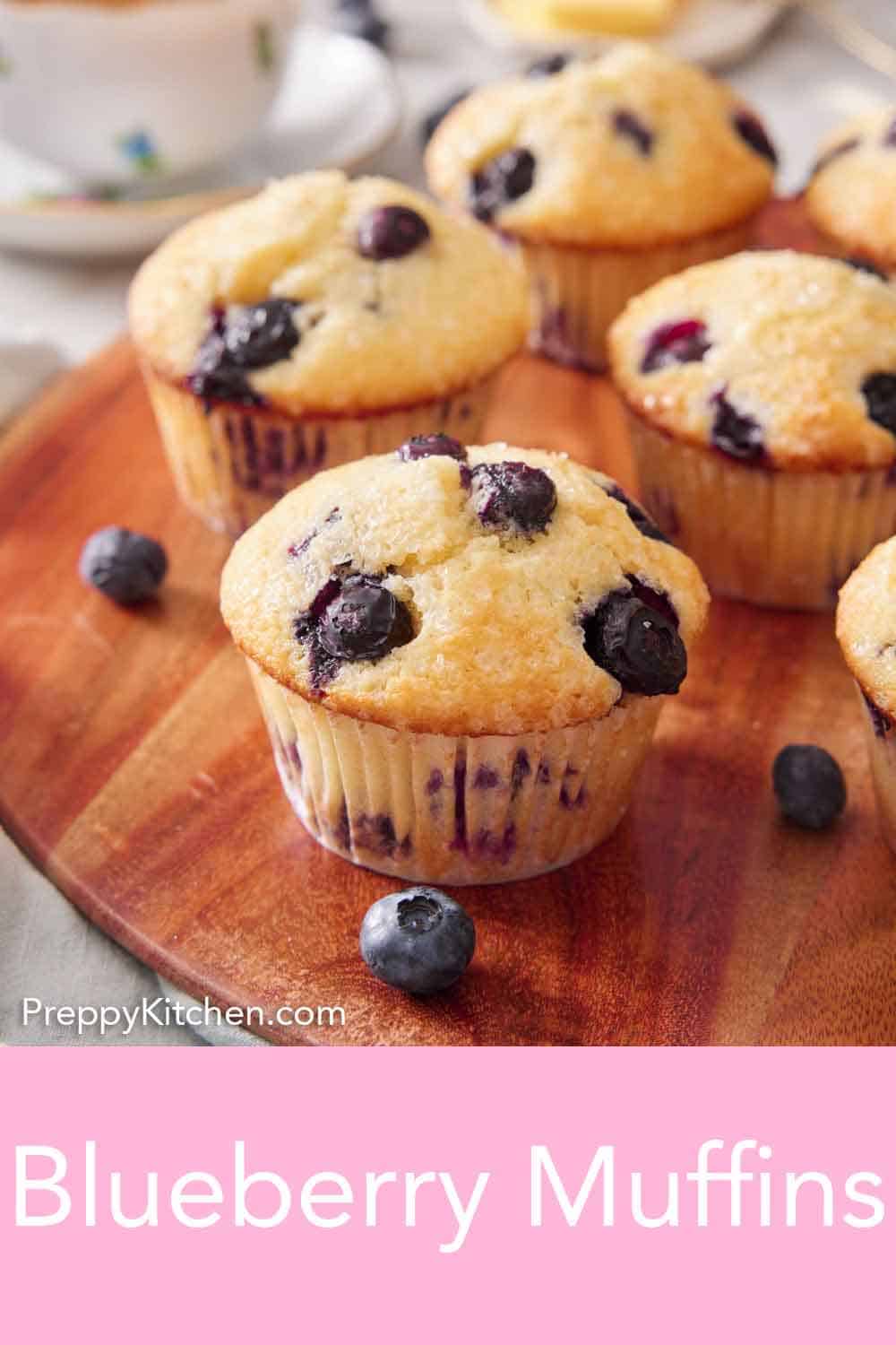 Blueberry Muffins Recipe - Preppy Kitchen