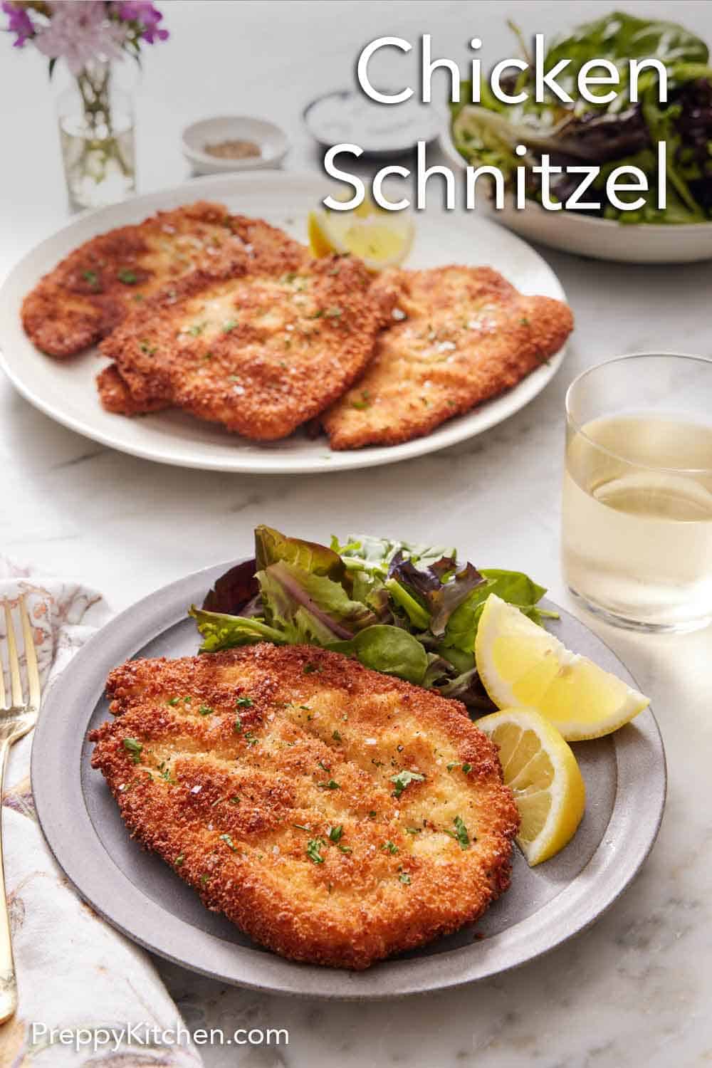 Chicken Schnitzel Recipe - Preppy Kitchen