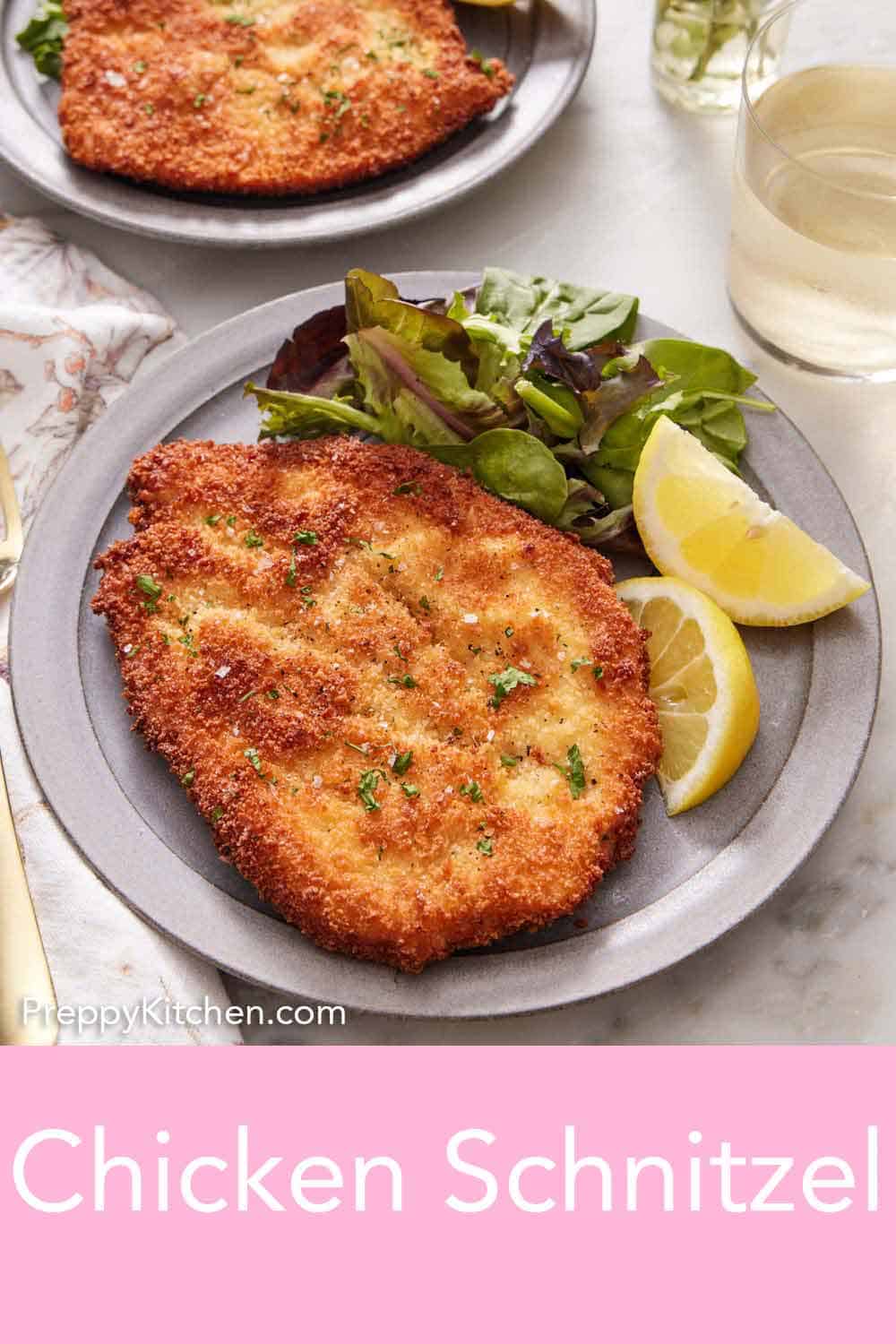 Chicken Schnitzel Recipe - Preppy Kitchen