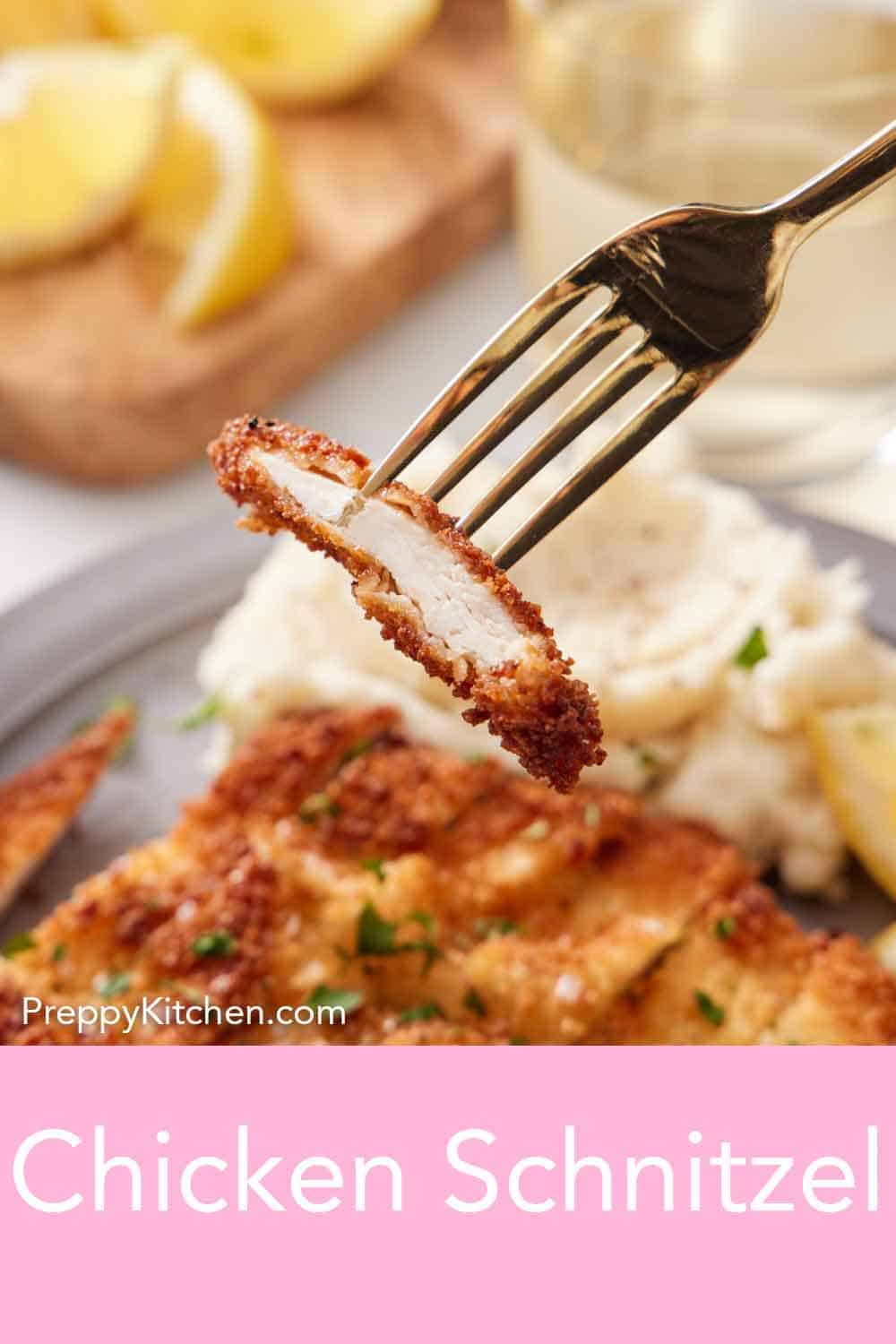 Chicken Schnitzel Recipe - Preppy Kitchen