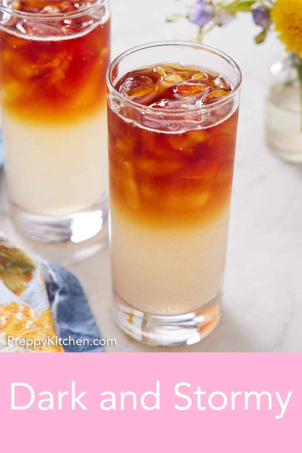 Dark and Stormy Cocktail Recipe - Preppy Kitchen