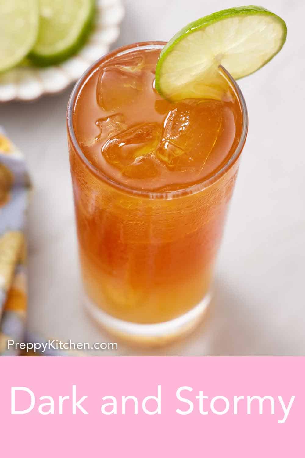 Dark and Stormy Cocktail Recipe - Preppy Kitchen