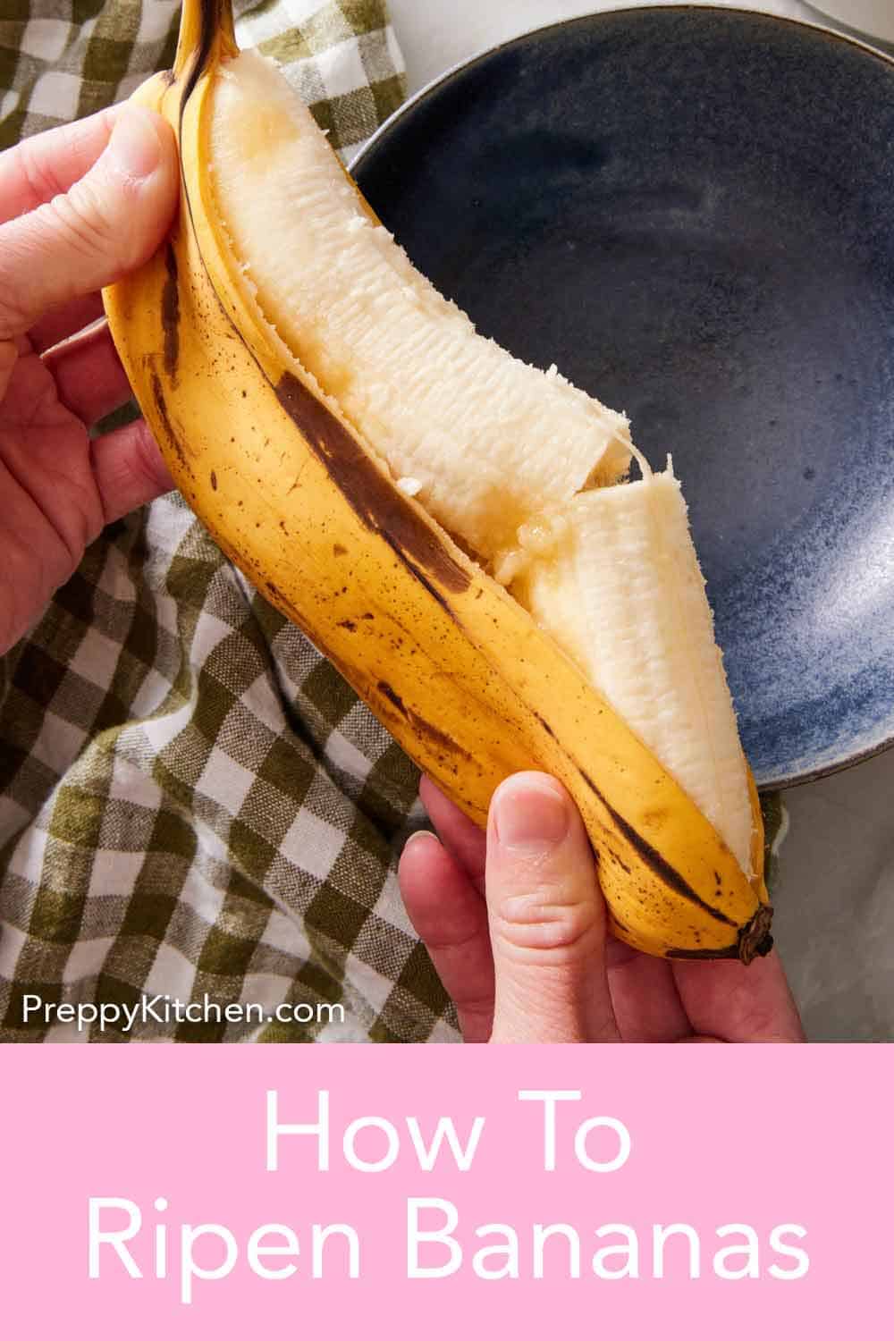 How To Quickly Ripen Bananas - Preppy Kitchen