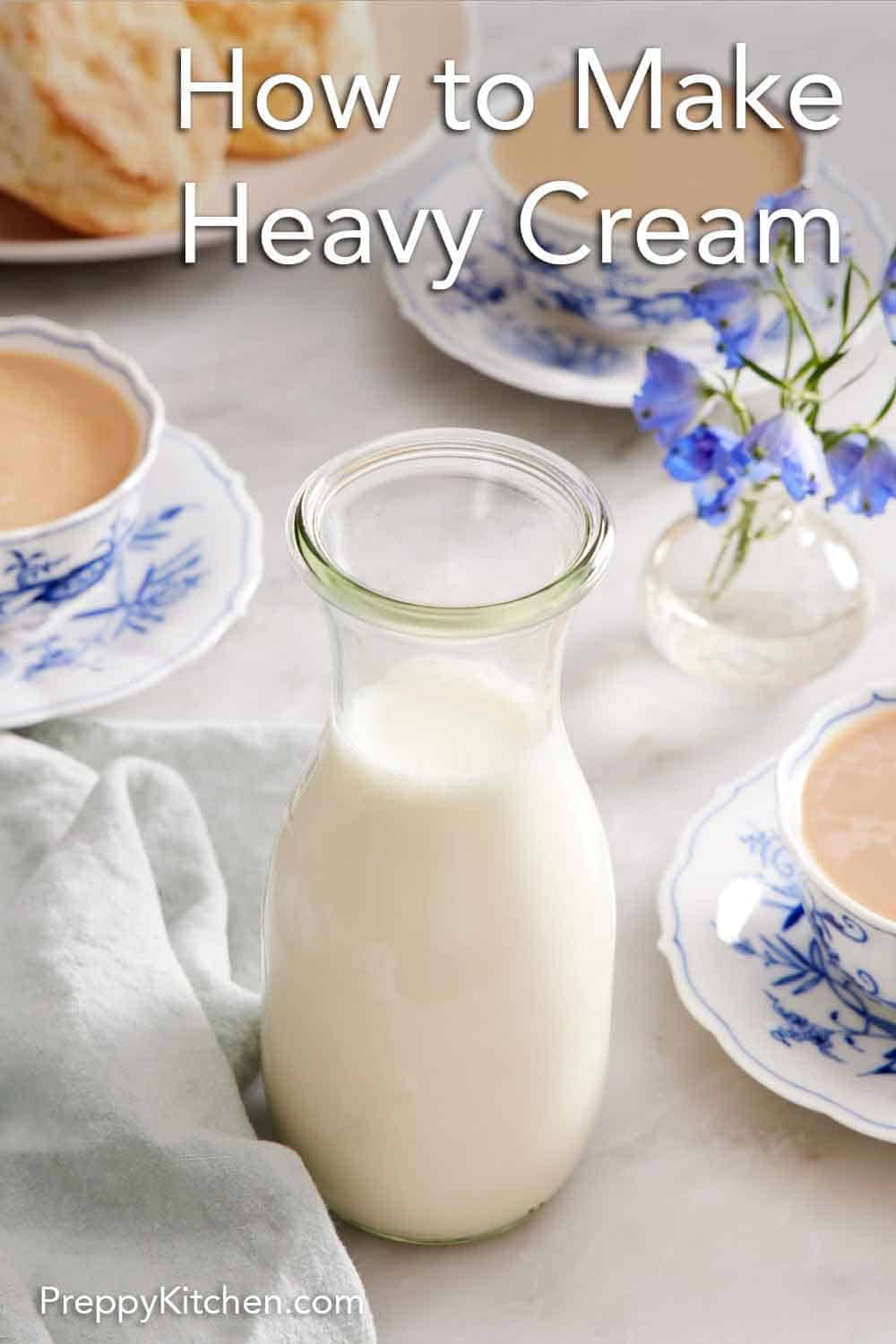 Homemade Heavy Cream - Preppy Kitchen