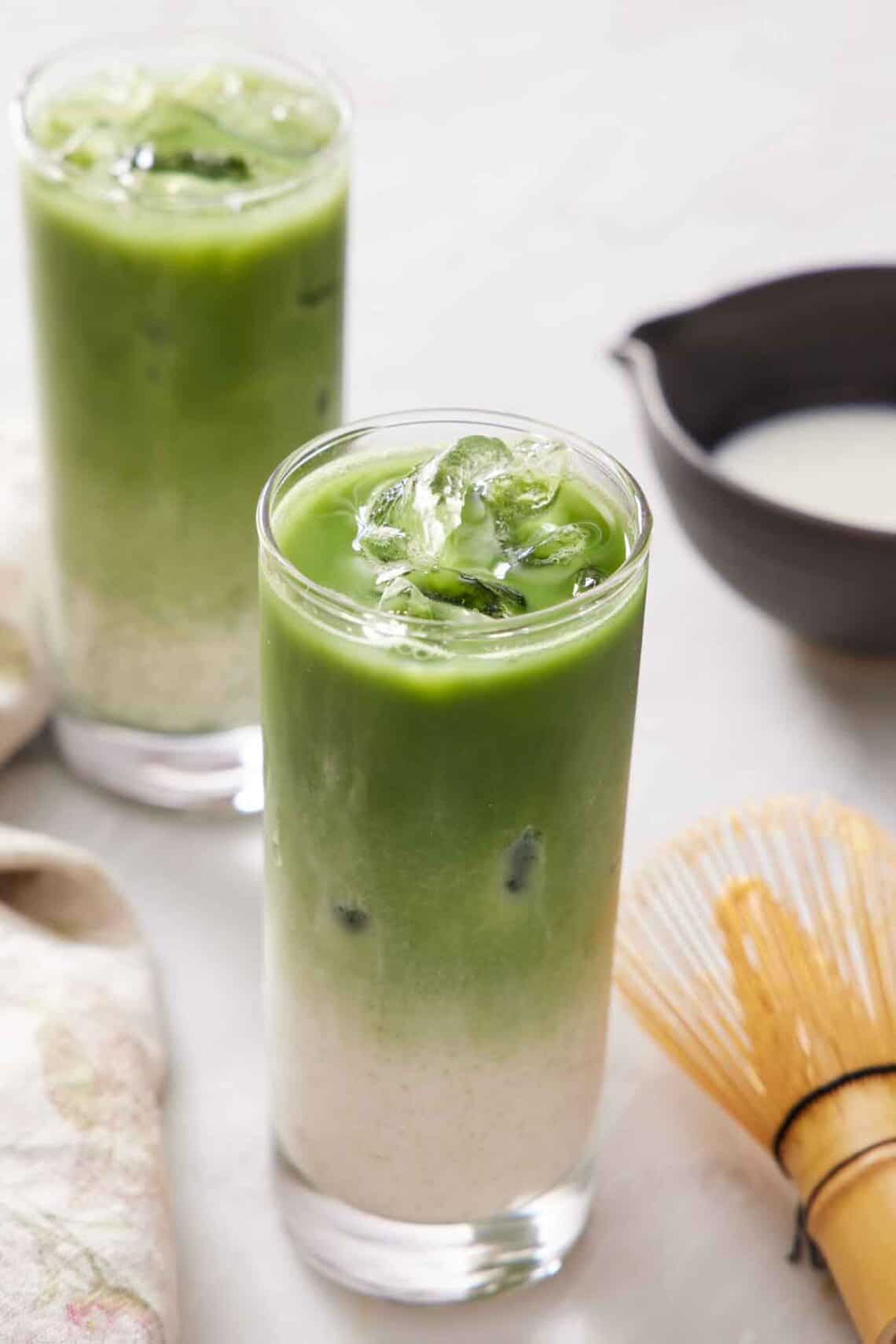 Easy Iced Matcha Latte Recipe - Preppy Kitchen