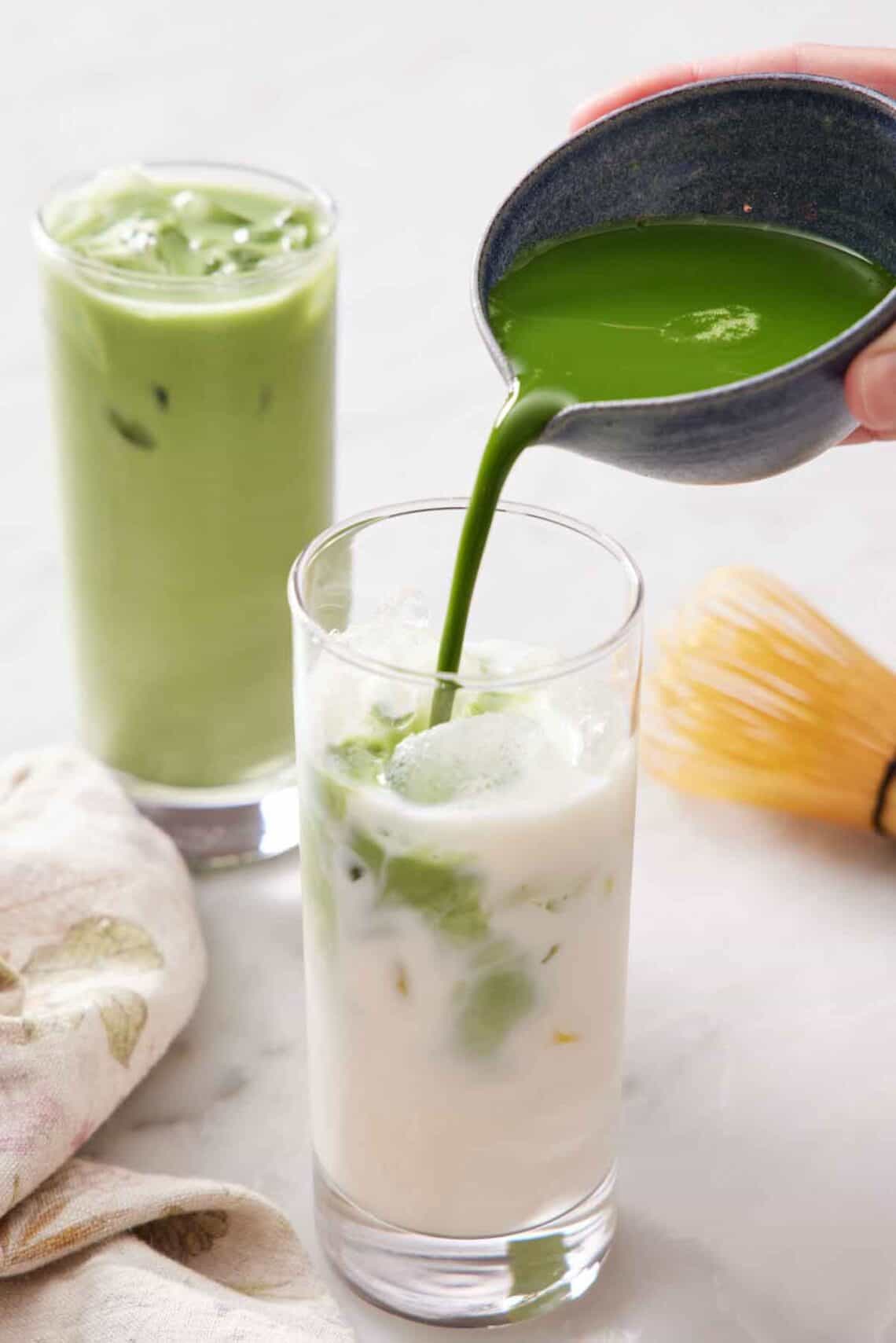 Easy Iced Matcha Latte Recipe - Preppy Kitchen