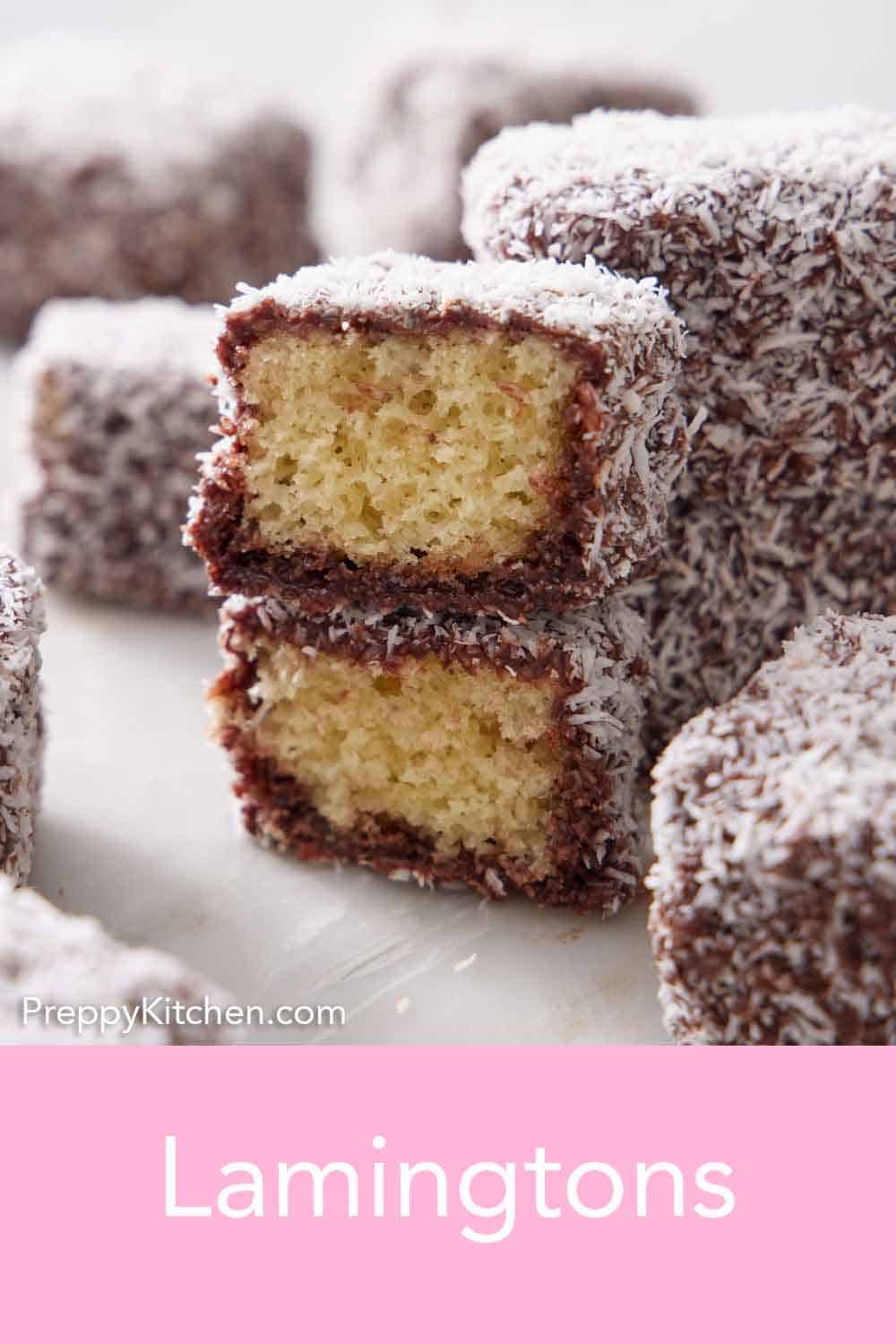 Lamingtons Recipe - Preppy Kitchen