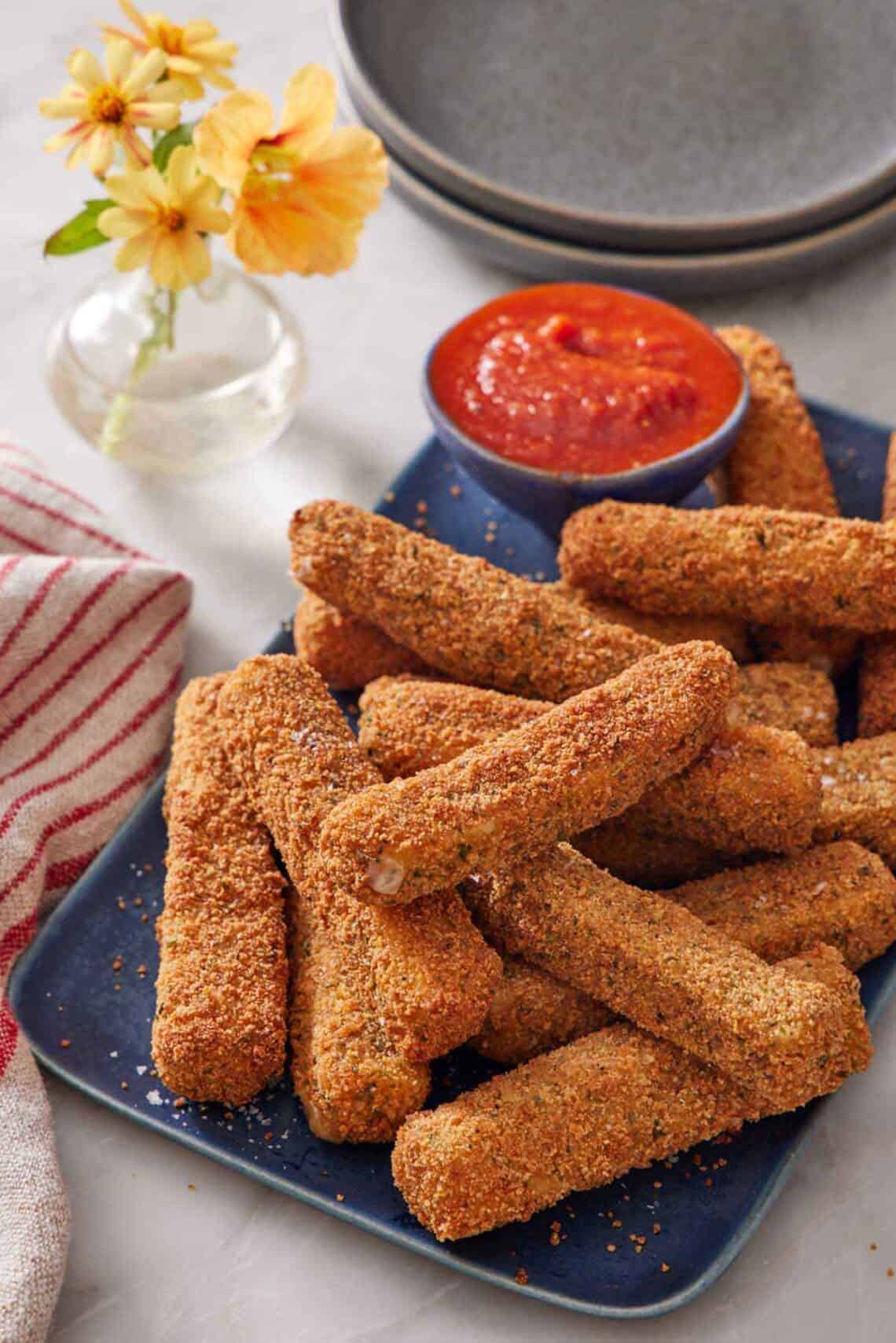 Homemade Mozzarella Sticks - Preppy Kitchen