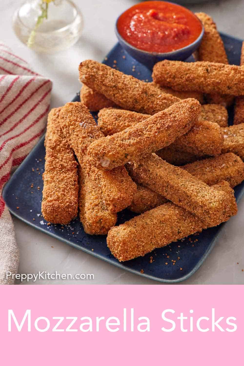 Homemade Mozzarella Sticks - Preppy Kitchen