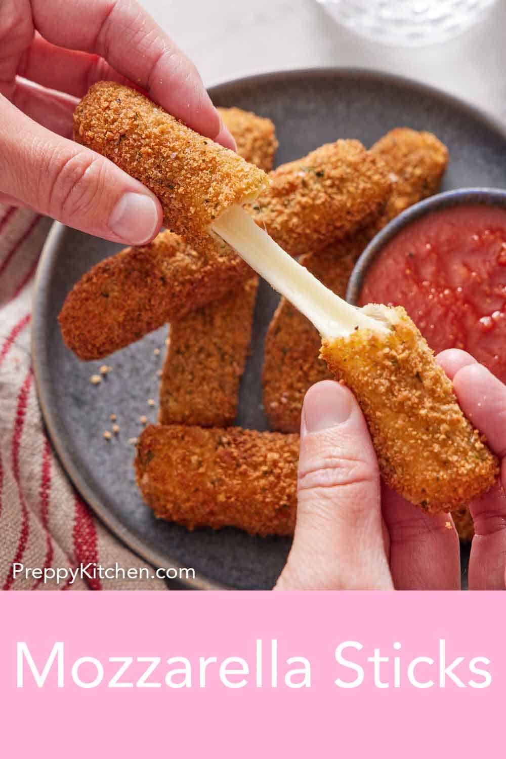 Homemade Mozzarella Sticks - Preppy Kitchen
