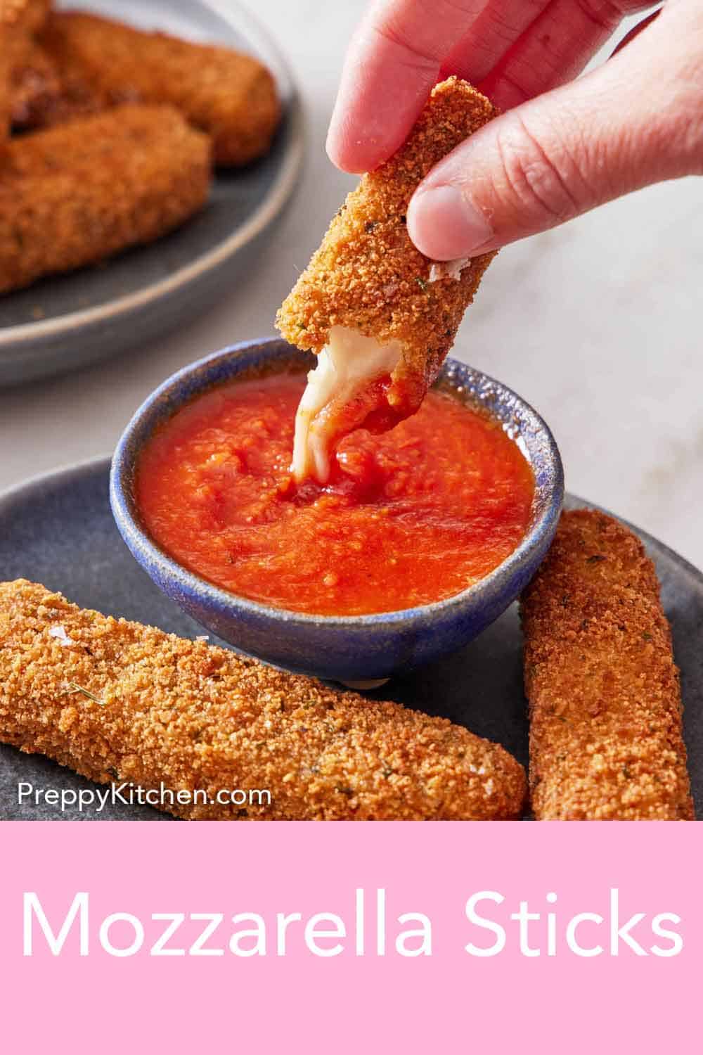 Homemade Mozzarella Sticks - Preppy Kitchen