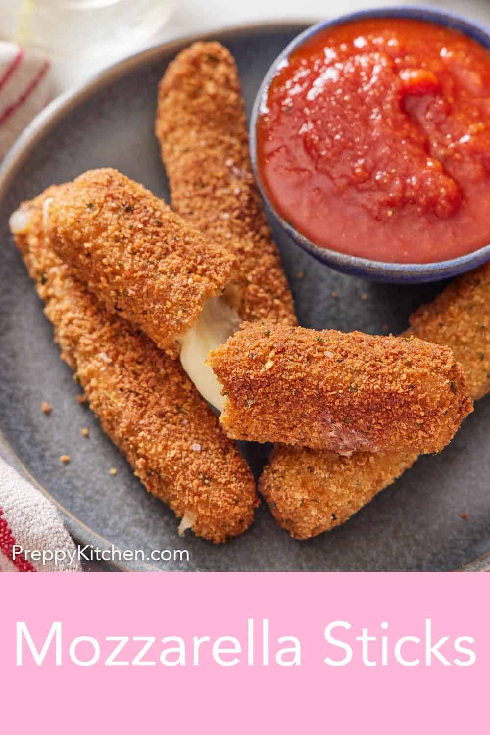 Homemade Mozzarella Sticks - Preppy Kitchen