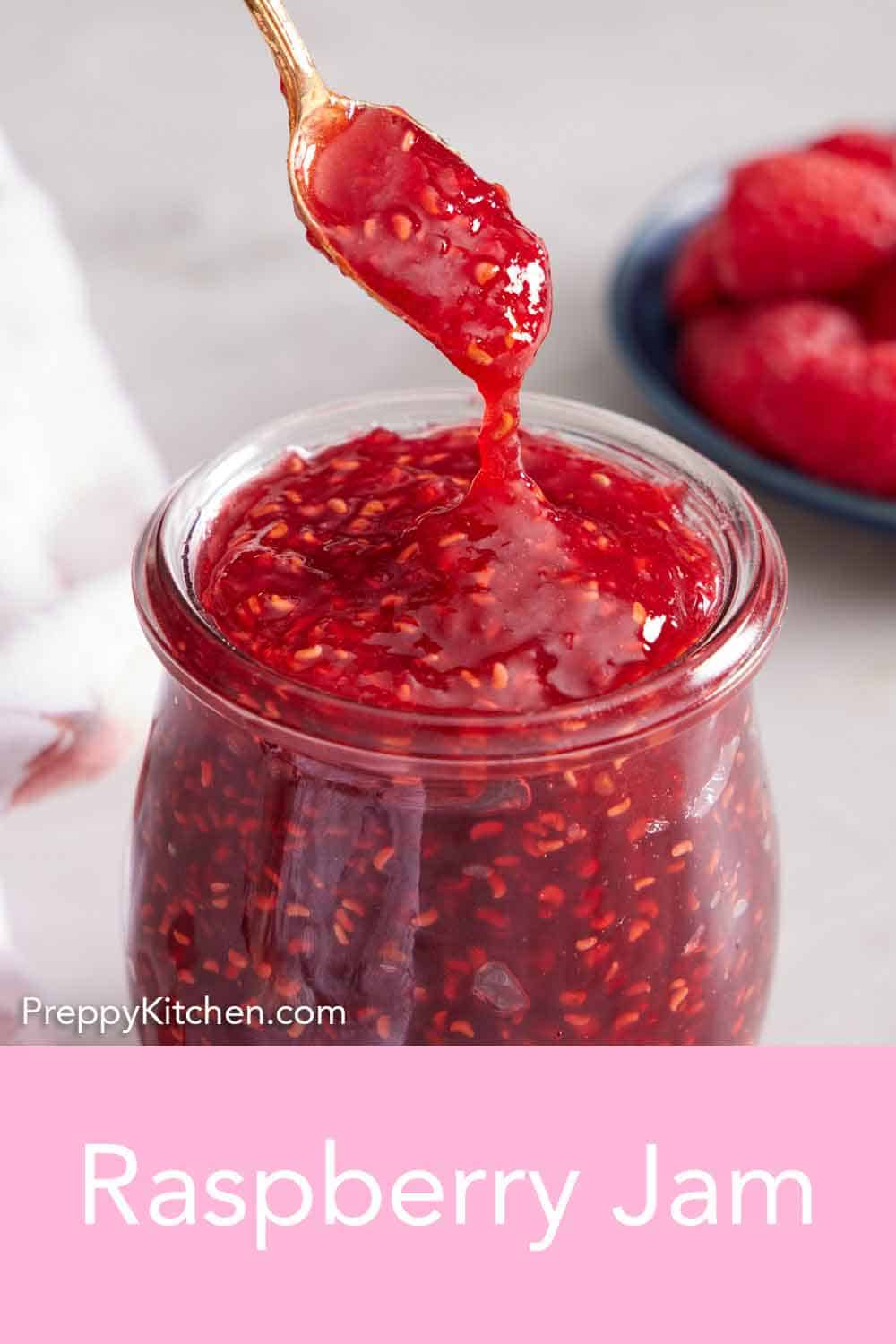 Easy Raspberry Jam Recipe - Preppy Kitchen