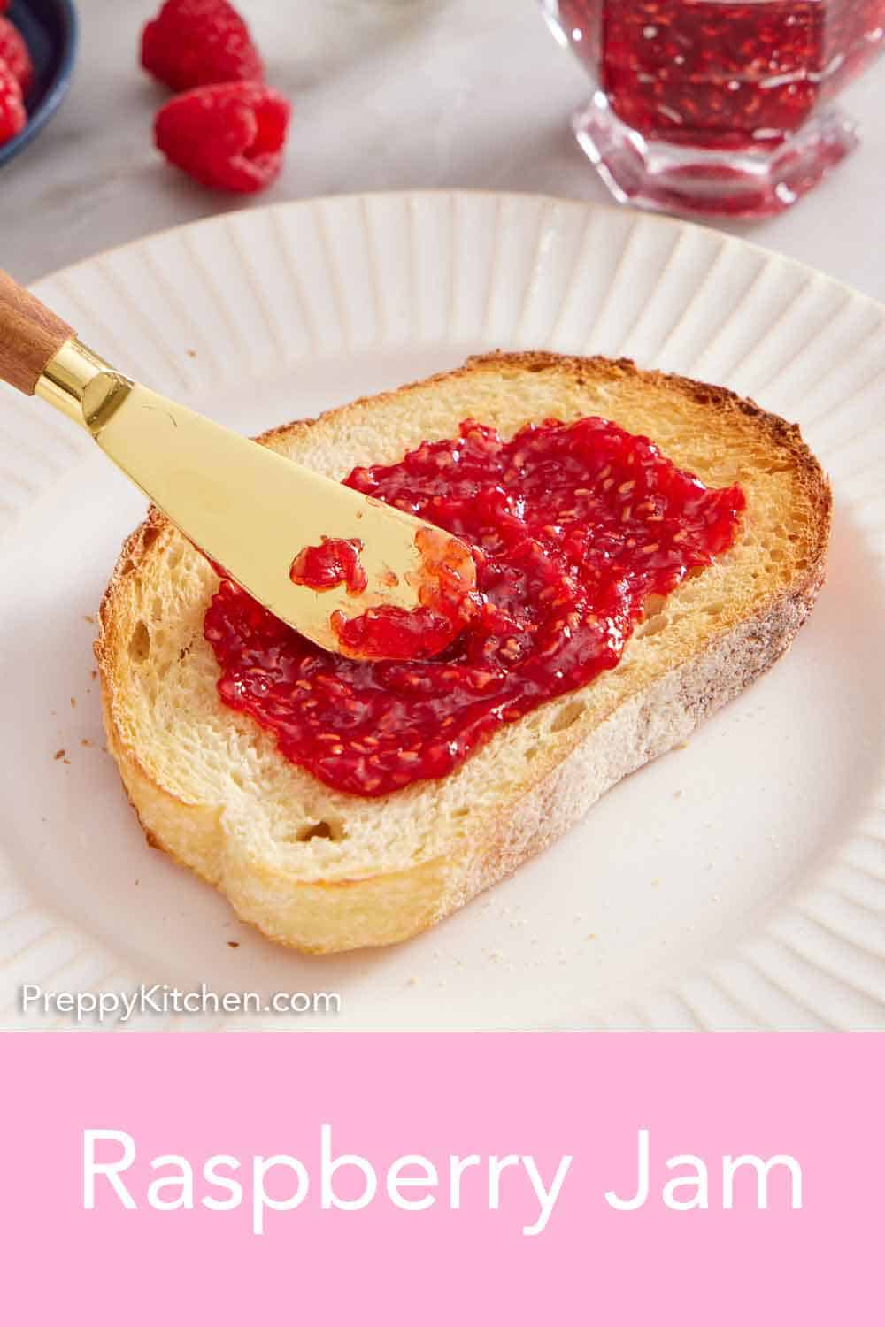 Easy Raspberry Jam Recipe - Preppy Kitchen