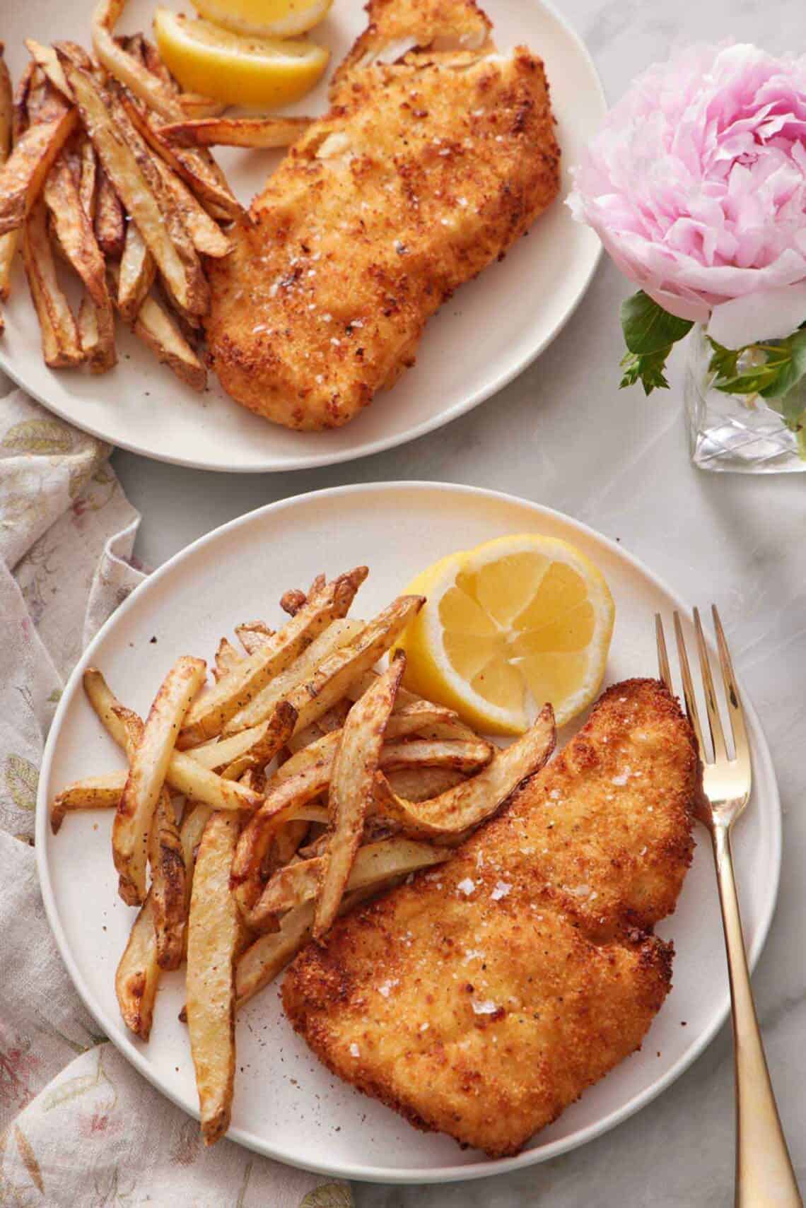 Air Fryer Fish & Chips - Preppy Kitchen