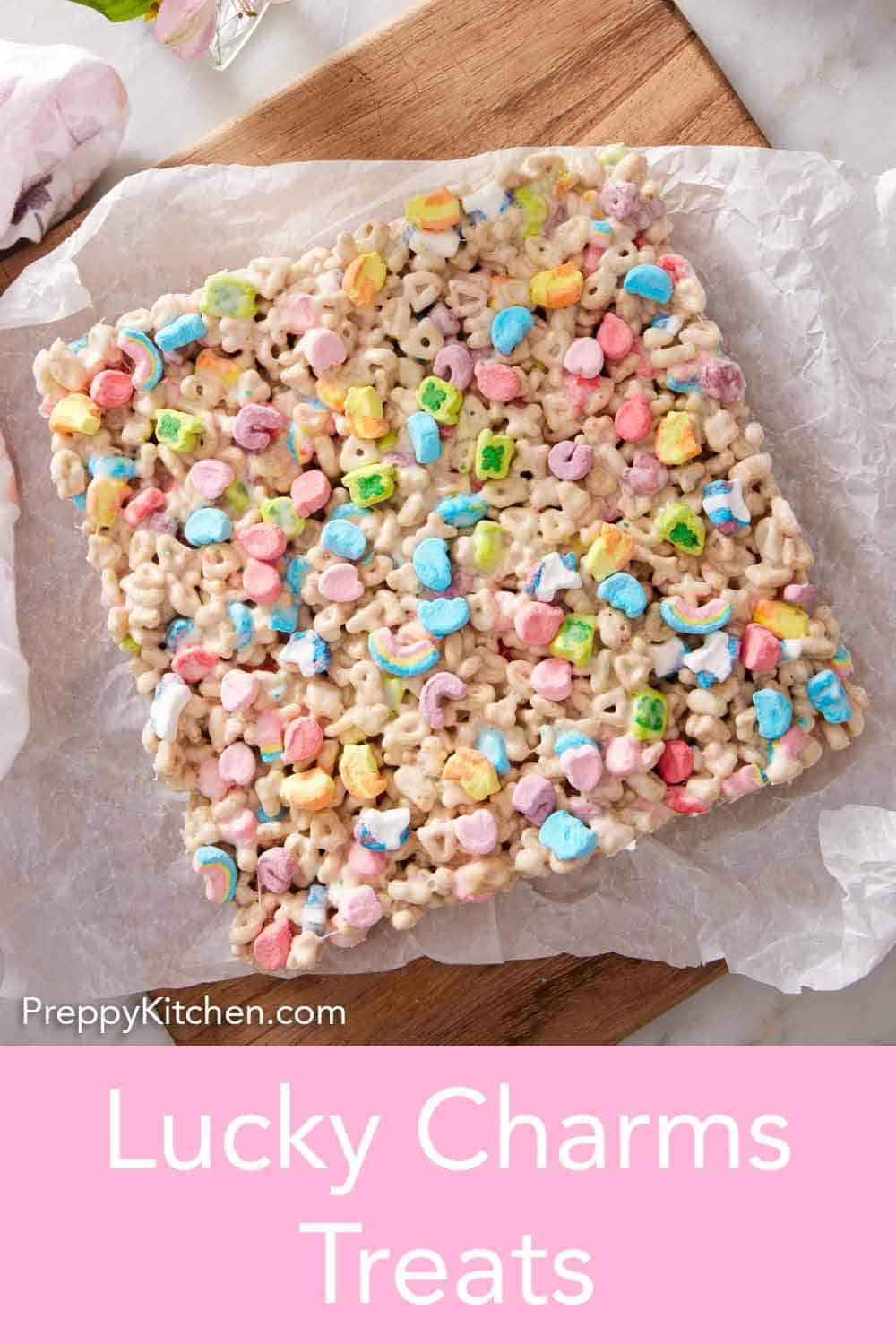 Lucky Charms Treats Recipe - Preppy Kitchen