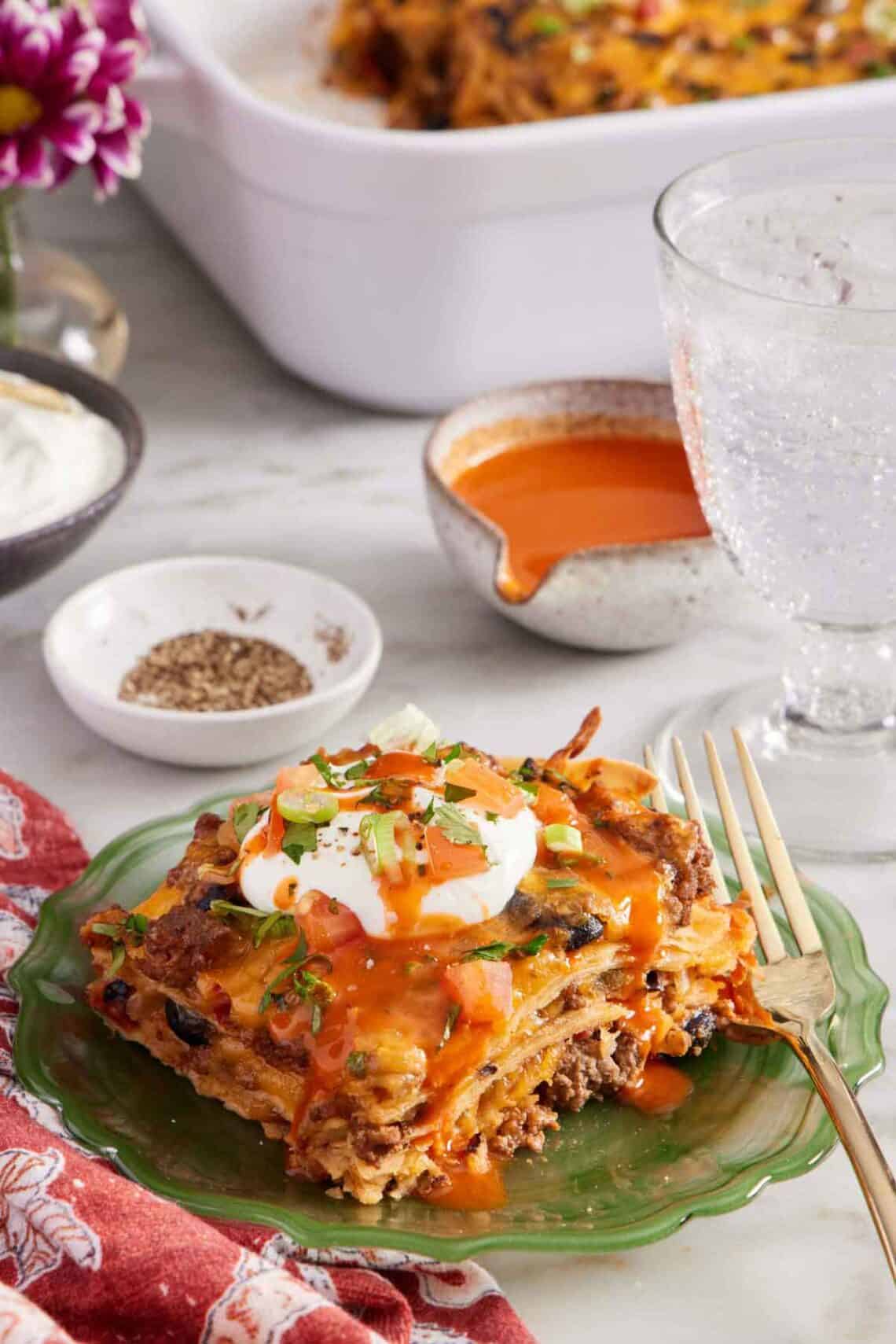 Mexican Lasagna Recipe - Preppy Kitchen