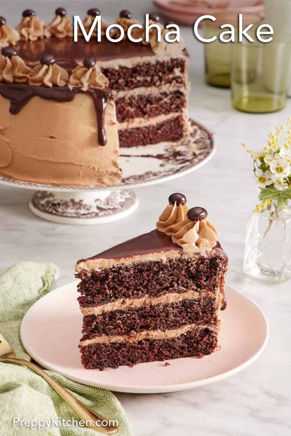 Mocha Cake Recipe - Preppy Kitchen