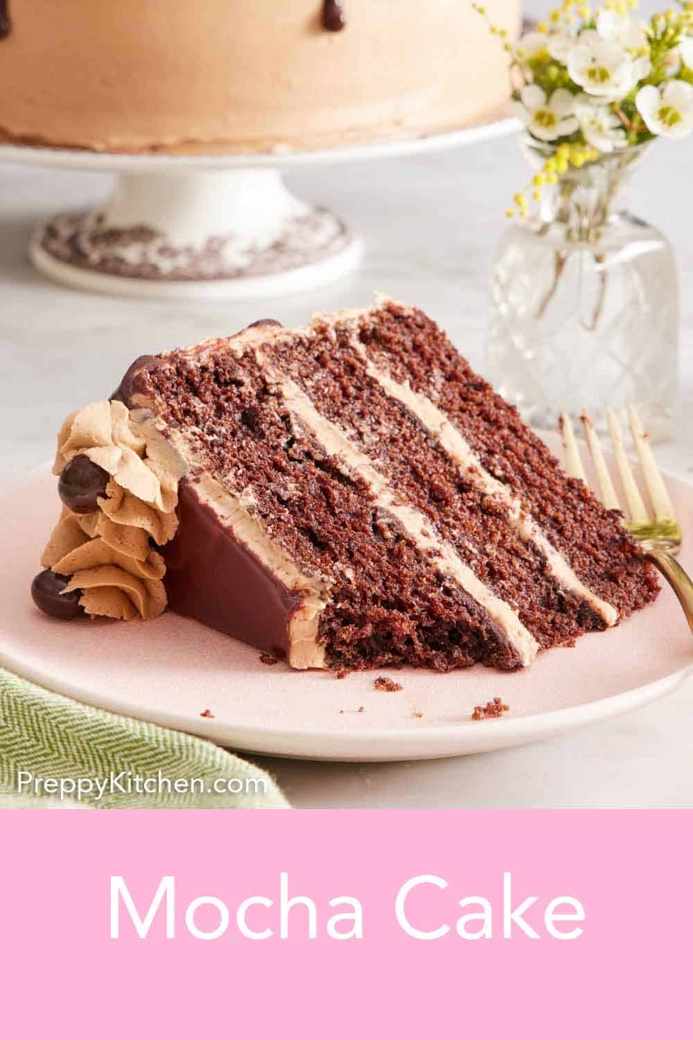 Mocha Cake Recipe - Preppy Kitchen