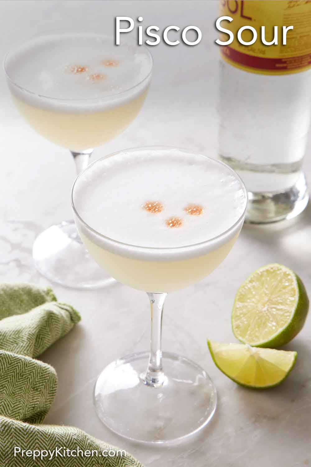 Pisco Sour Cocktail Recipe - Preppy Kitchen